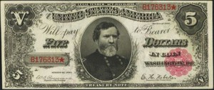 Rare Five Dollar Bills from the 1890s | Price Guide | Antique Money